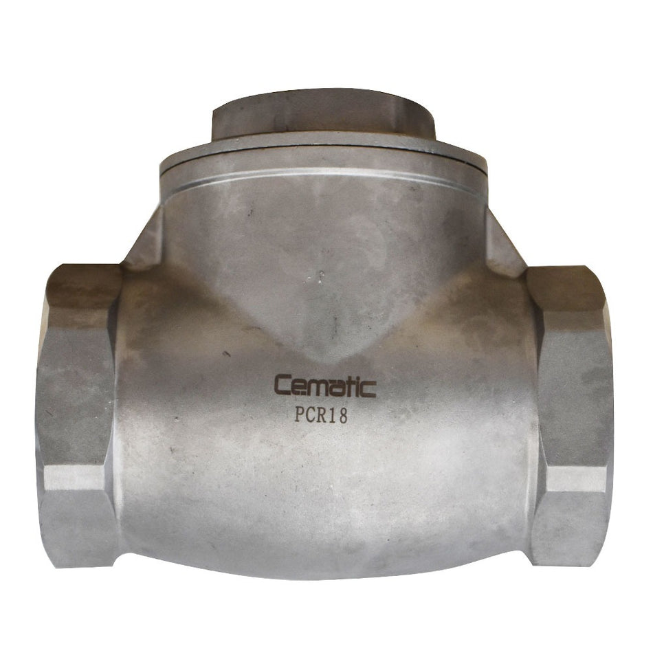 Válvula Check | Columpio Roscada NPT | Acero Inoxidable 316 – Cematic