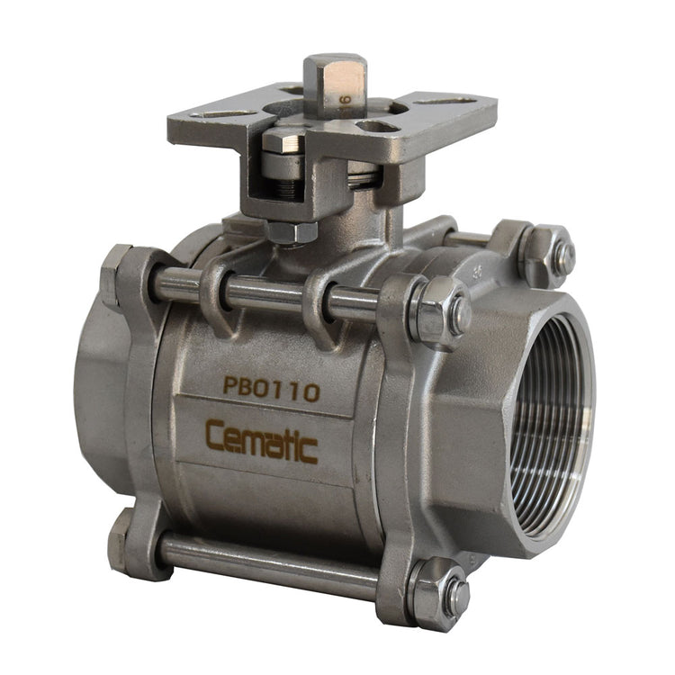 Válvula Bola Rosca | NPT | Acero Inoxidable SS316 – Cematic